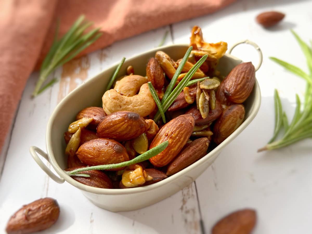 Amandes grillées en mélange apéro - MinutePapillote